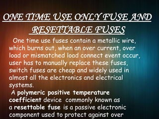 Physics ppt on fuse | PPTX