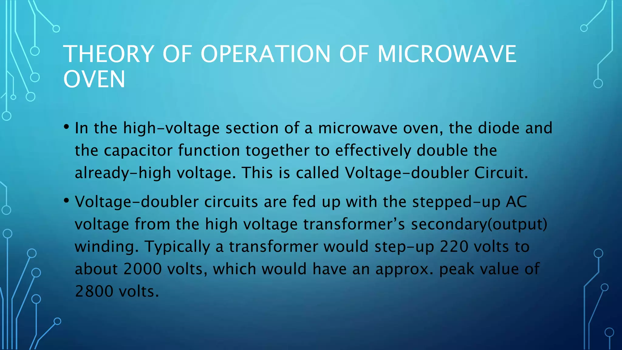 Working Mechanism of Microwave Oven | PPTX