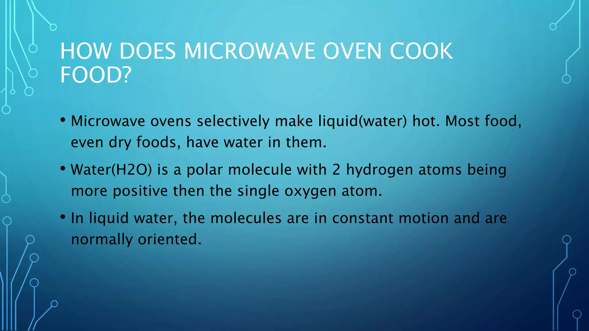Working Mechanism of Microwave Oven | PPTX