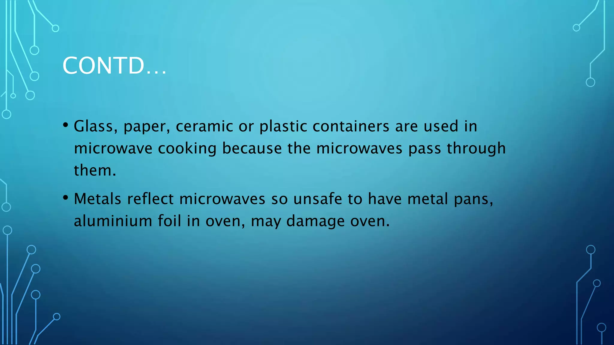 Working Mechanism of Microwave Oven | PPTX