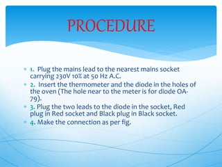 Energy band gap of the semiconductor | PPTX