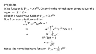 Physics Quantum mechanics | PPTX