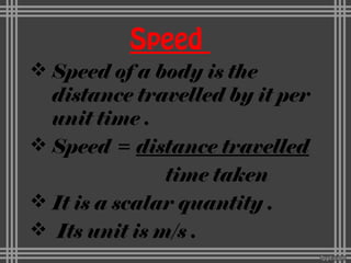 Motion class 9 physics | PPT