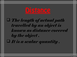 Motion class 9 physics | PPT