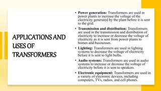 Transformers and its Types | PPTX