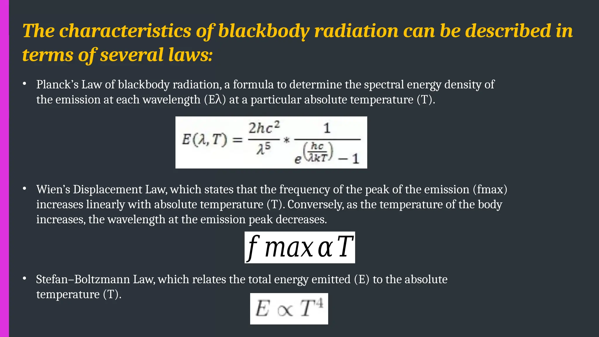 BlackBody Radition ppt ppt on physics radiation by great german | PPTX