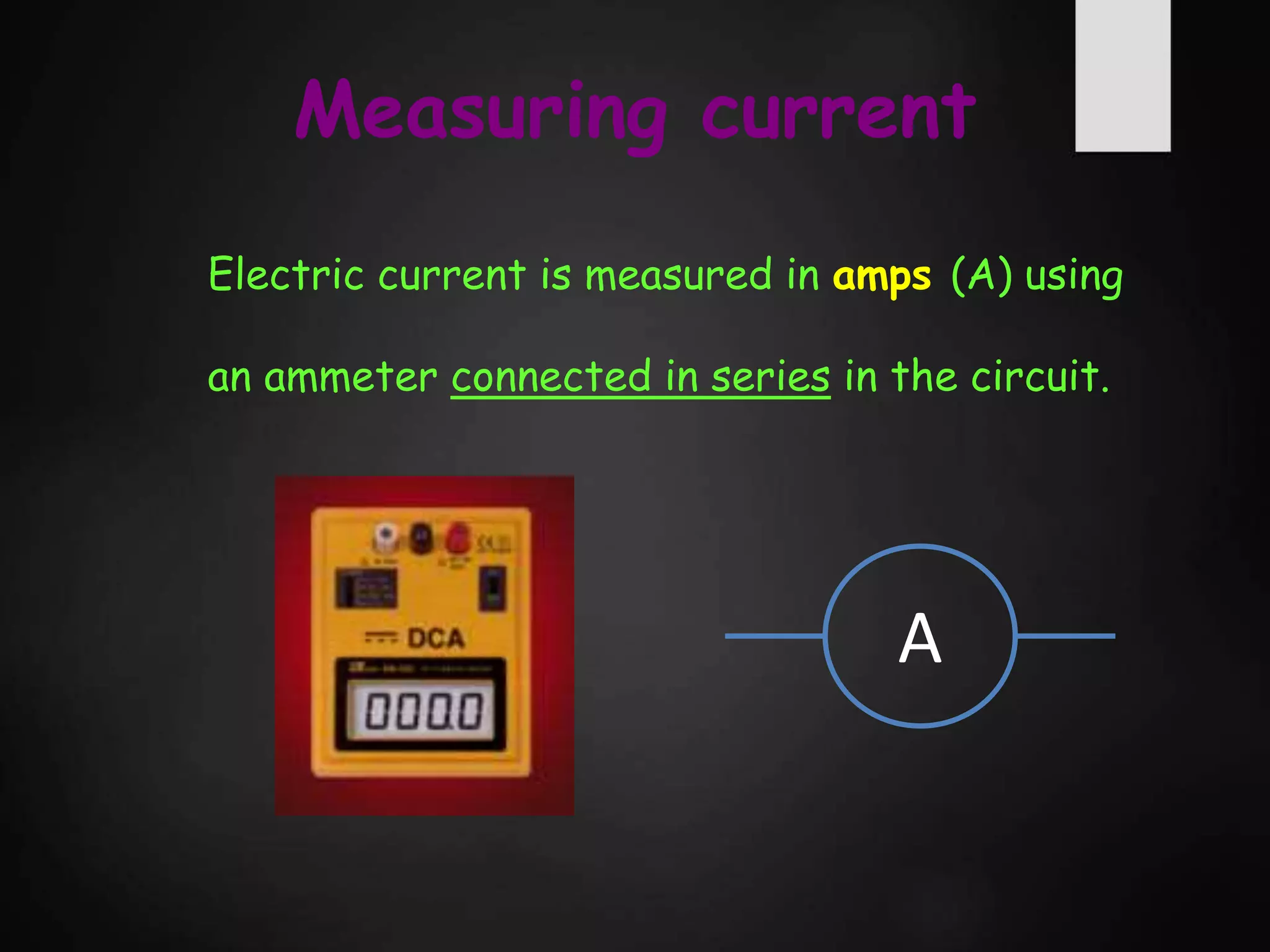 Electricity and Electric Current | PPTX