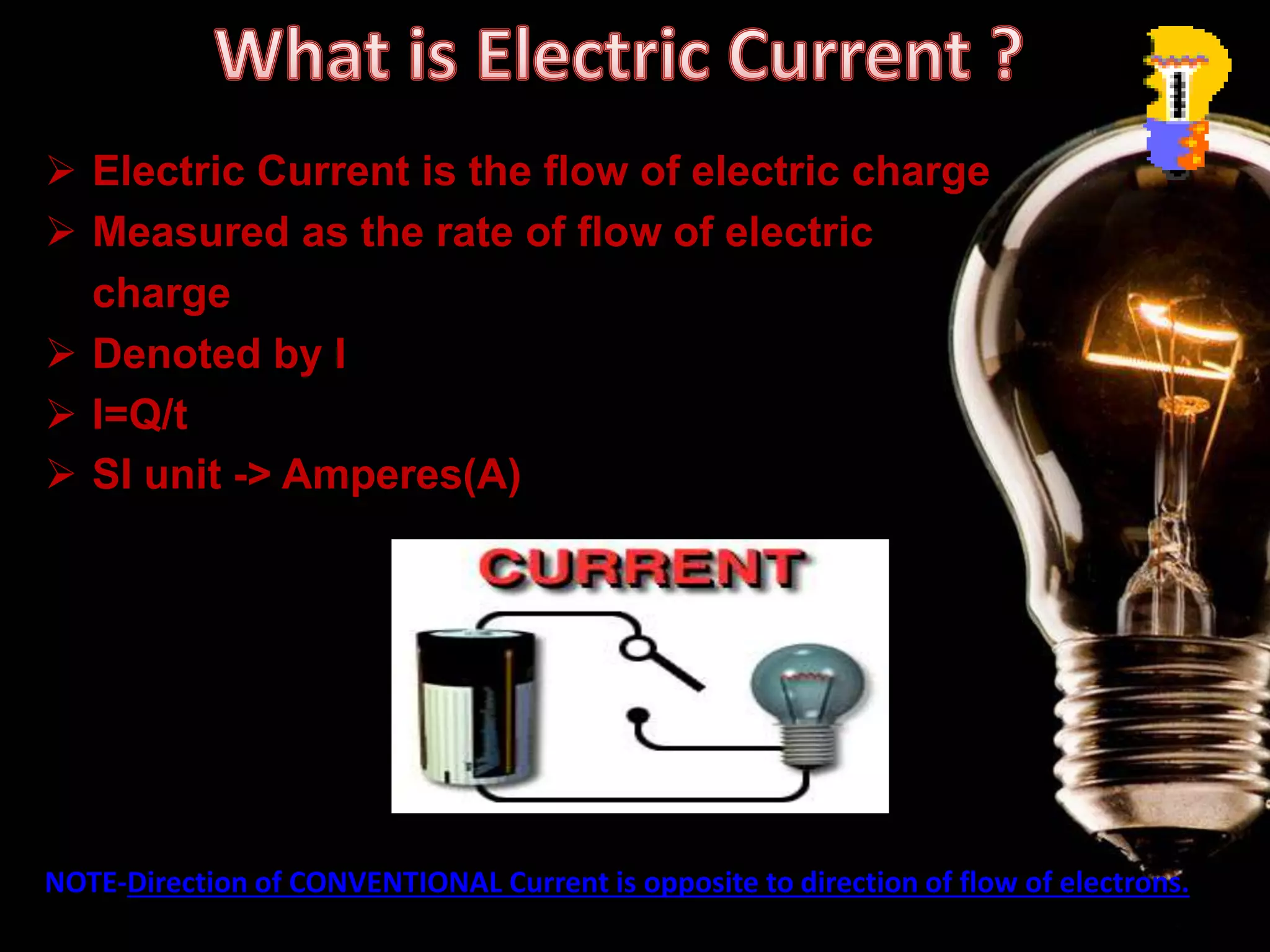 Electricity and Electric Current | PPTX