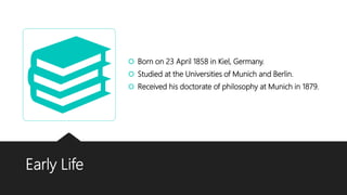 Max Planck's and his Major contributions in Quantum Mechanics | PPTX