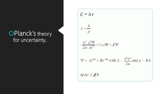 Max Planck's and his Major contributions in Quantum Mechanics | PPTX