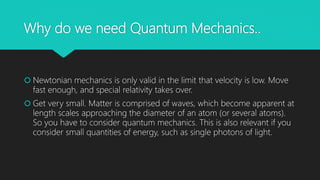 Max Planck's and his Major contributions in Quantum Mechanics | PPTX