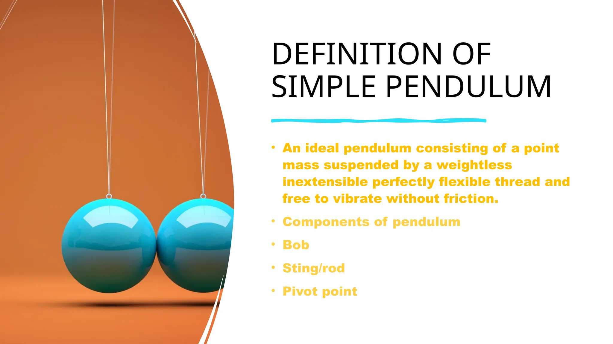 physics ppt .pptx topic - simple pendulum | PPTX