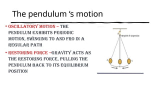 physics ppt .pptx topic - simple pendulum | PPTX