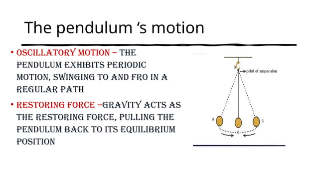 physics ppt .pptx topic - simple pendulum | PPT