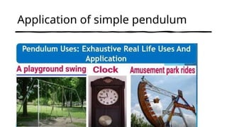 physics ppt .pptx topic - simple pendulum | PPTX