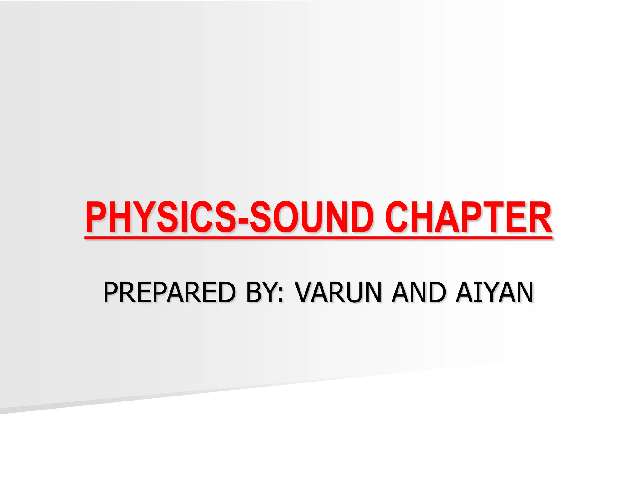 SOUND- GRADE 8 | PPTX