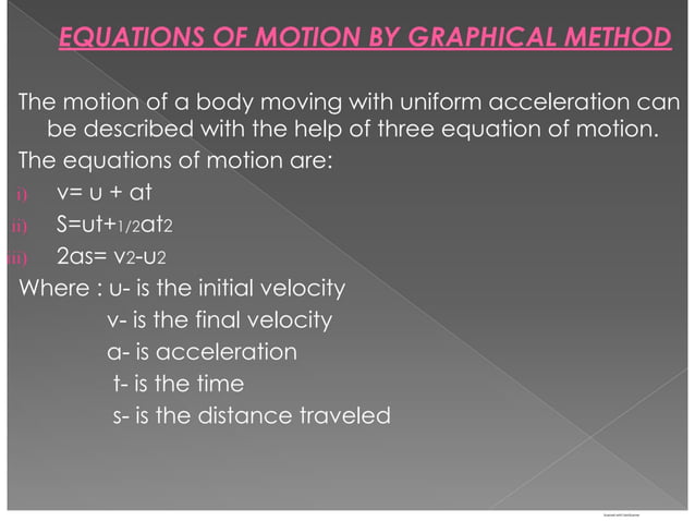 Motion class 9 | PPT