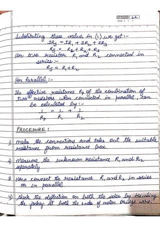 Physics practical file 1 | PDF