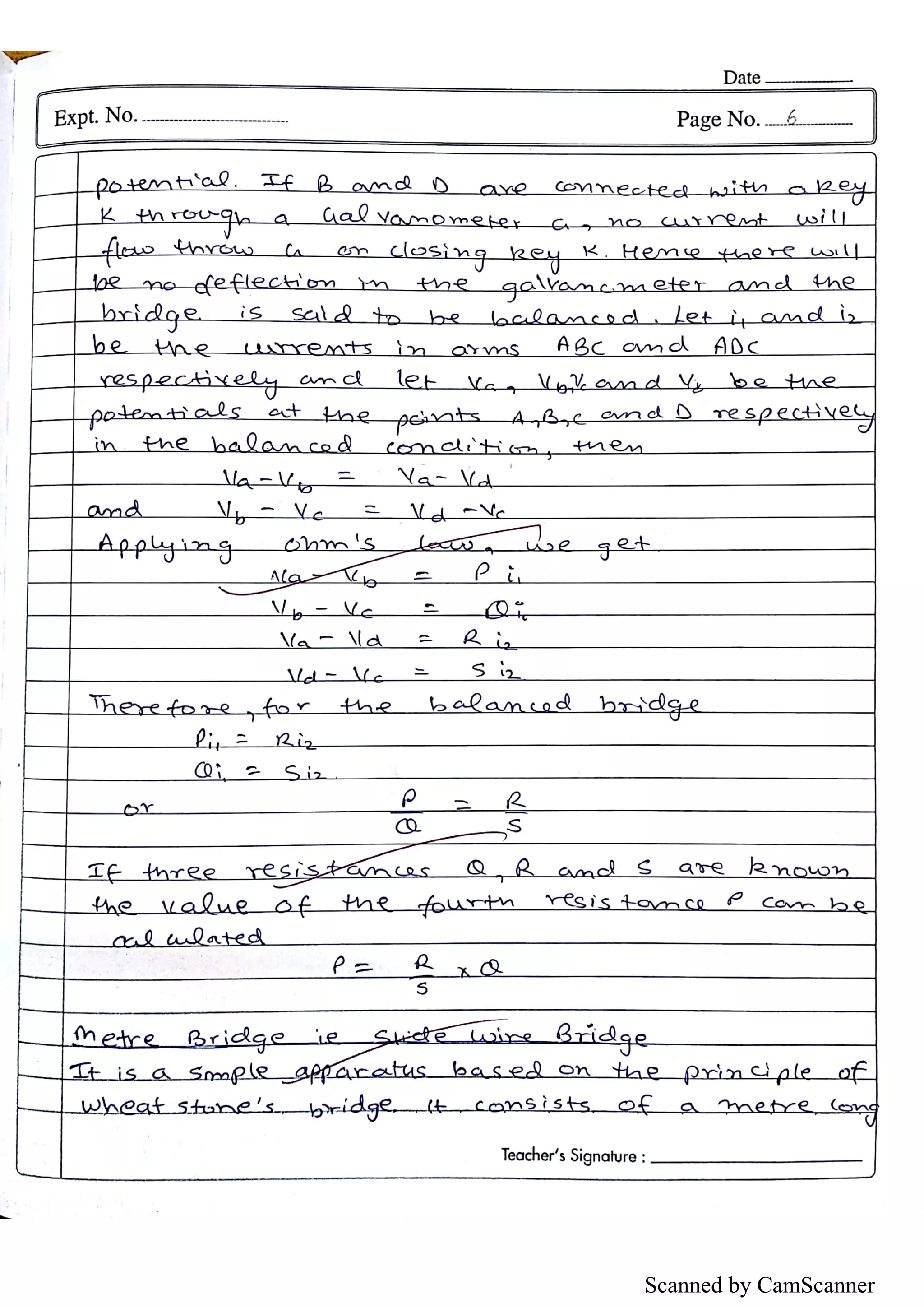 Physics Practical File - with Readings | Class 12 CBSE | PDF