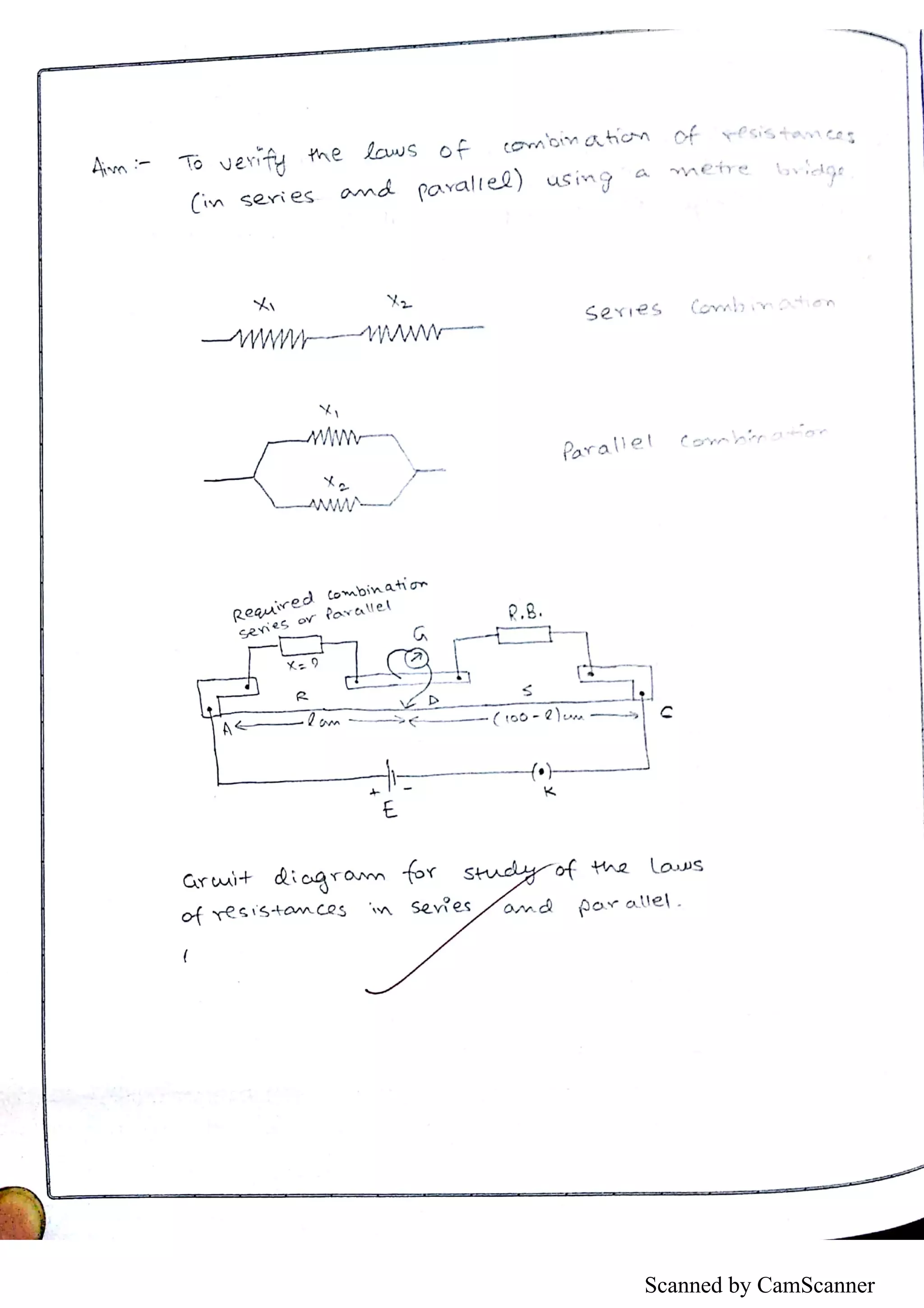 Physics Practical File - with Readings | Class 12 CBSE | PDF