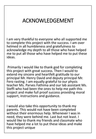 PHYSICS PRACTICAL PROJECT.pptx | Physics | Science