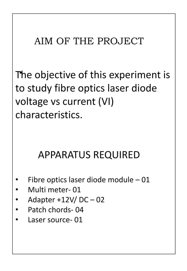PHYSICS PRACTICAL PROJECT.pptx | Physics | Science