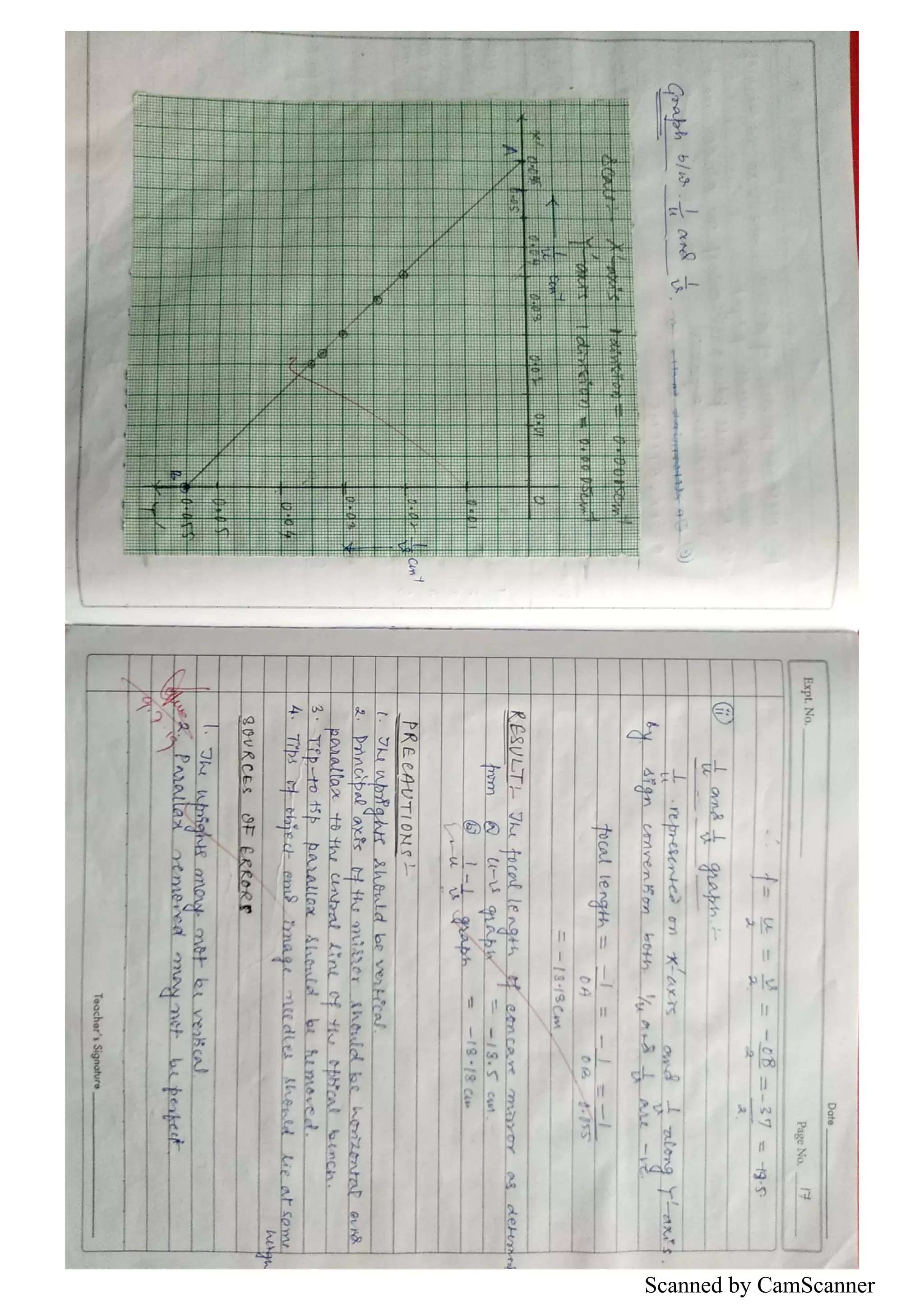 PHYSICS PRACTICAL RECORD XII | PDF