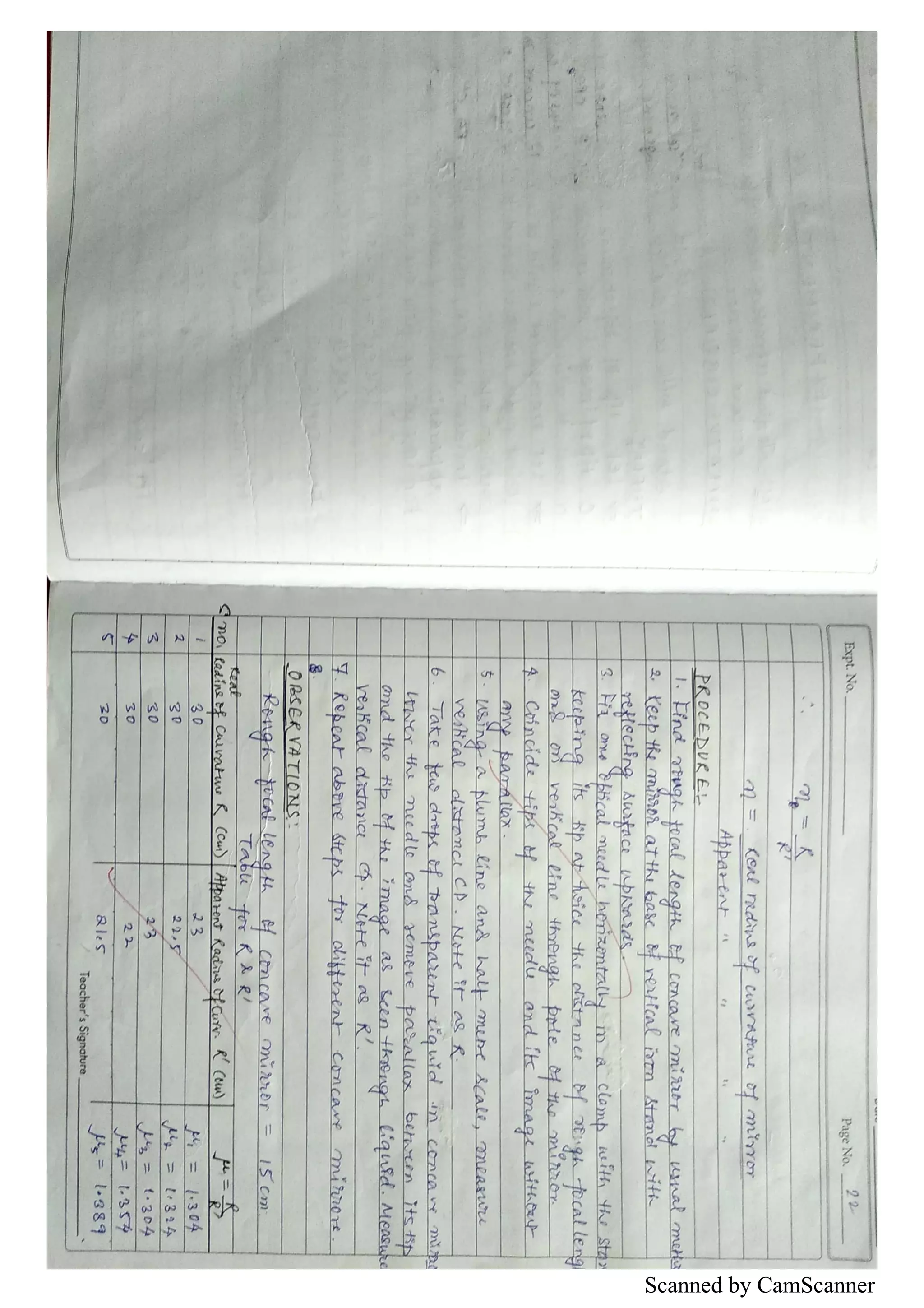 PHYSICS PRACTICAL RECORD XII | PDF