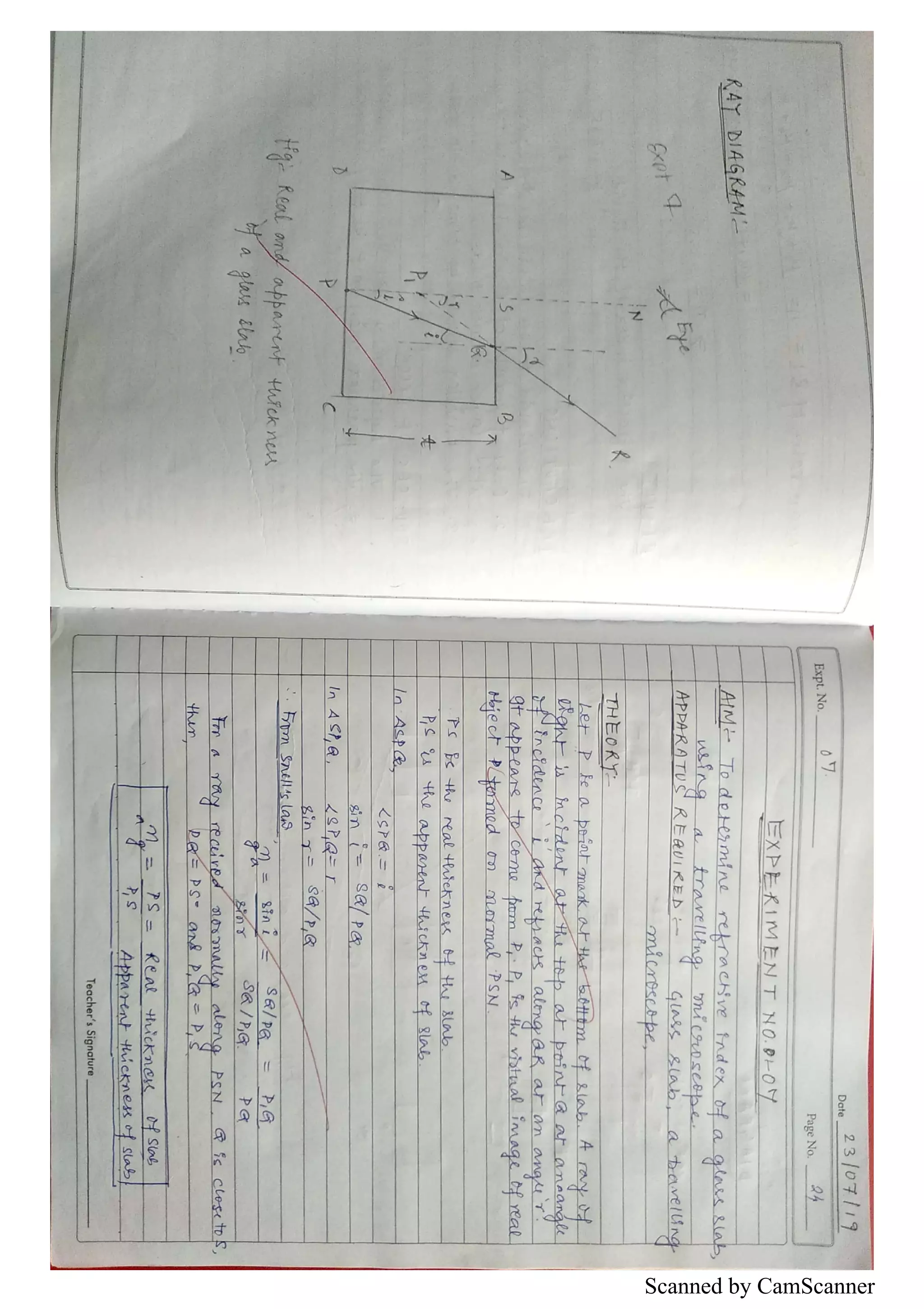 PHYSICS PRACTICAL RECORD XII | PDF