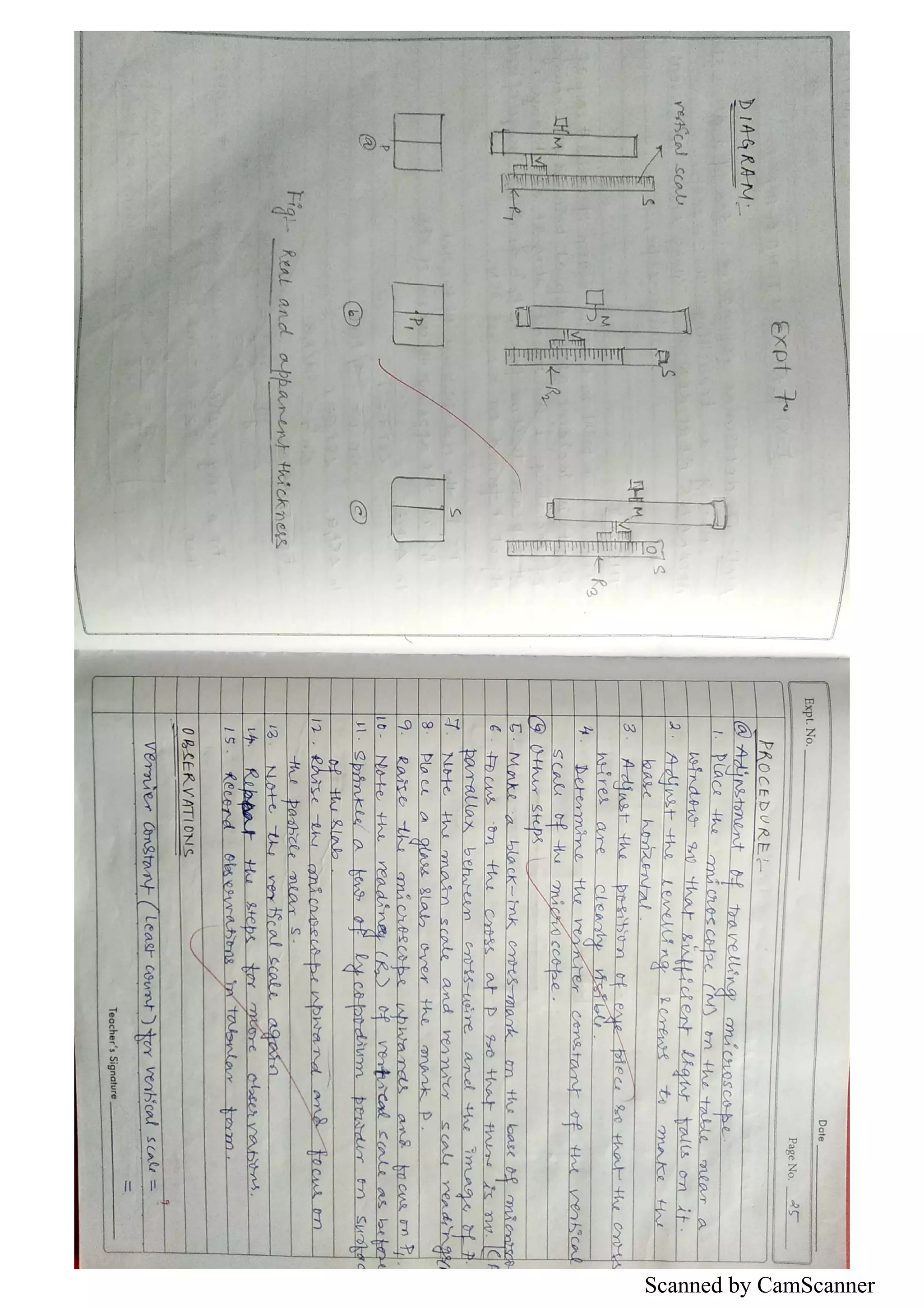 PHYSICS PRACTICAL RECORD XII | PDF