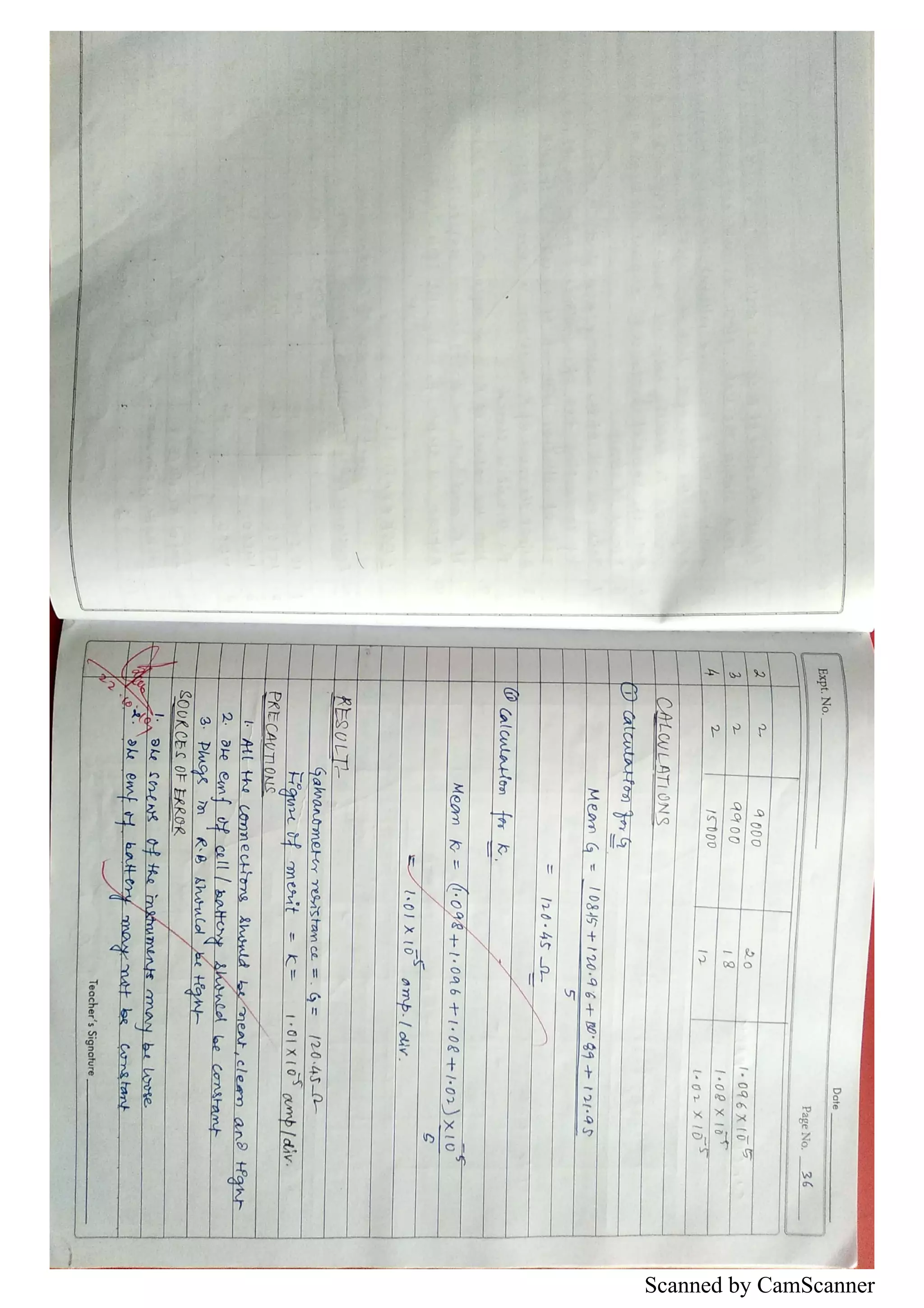 PHYSICS PRACTICAL RECORD XII | PDF