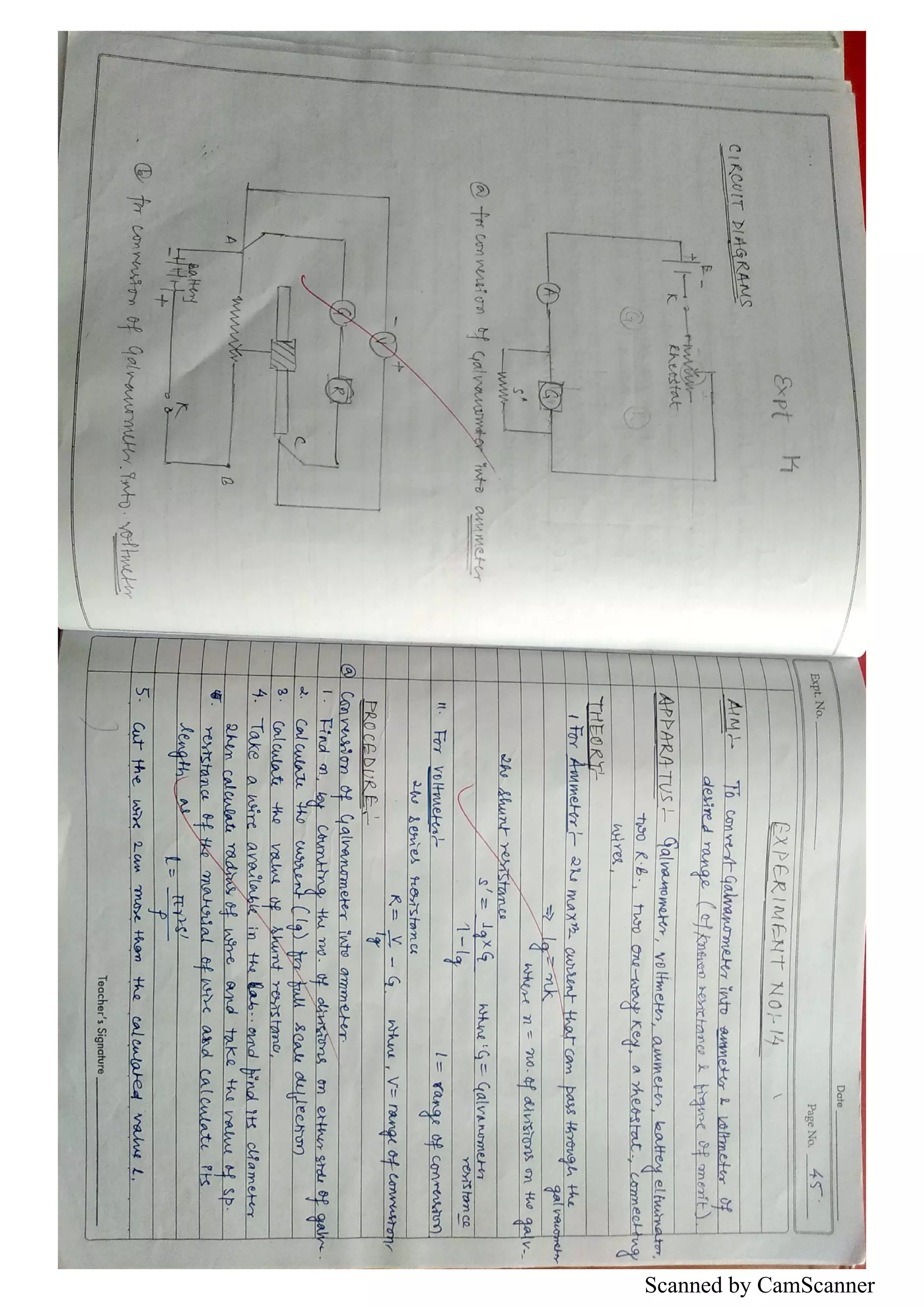 PHYSICS PRACTICAL RECORD XII | PDF