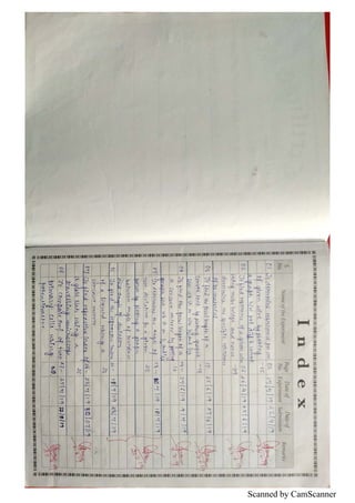 PHYSICS PRACTICAL RECORD XII | PDF