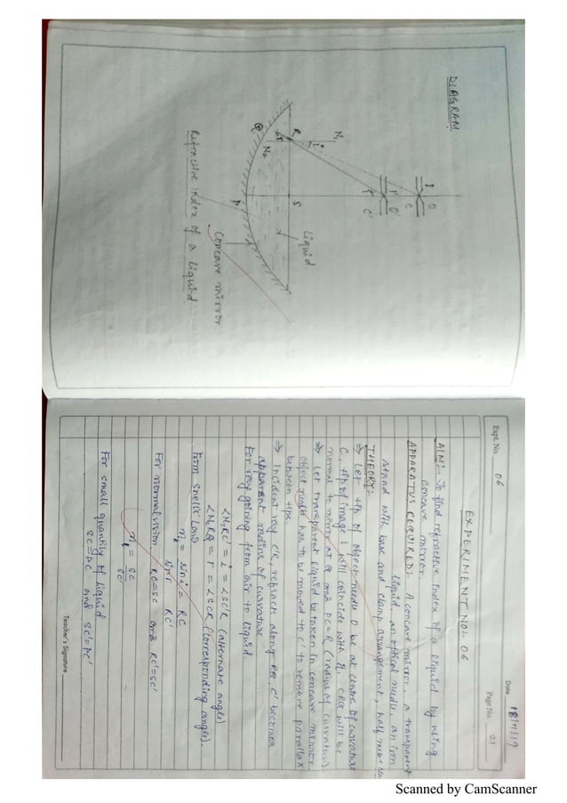 PHYSICS PRACTICAL RECORD XII | PDF