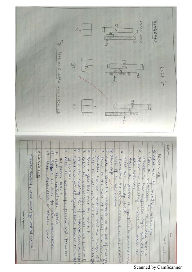 PHYSICS PRACTICAL RECORD XII | PDF