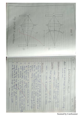 PHYSICS PRACTICAL RECORD XII | PDF