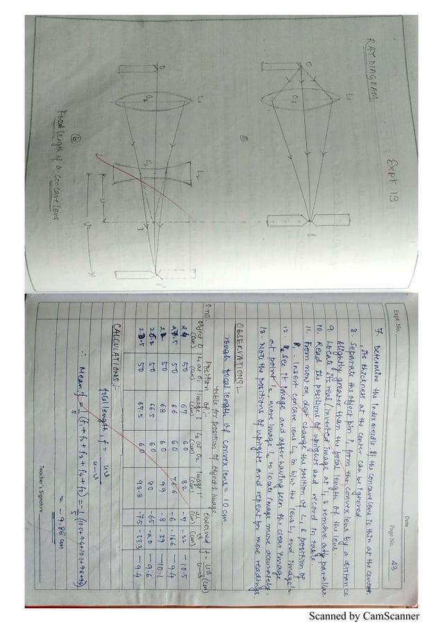 PHYSICS PRACTICAL RECORD XII | PDF
