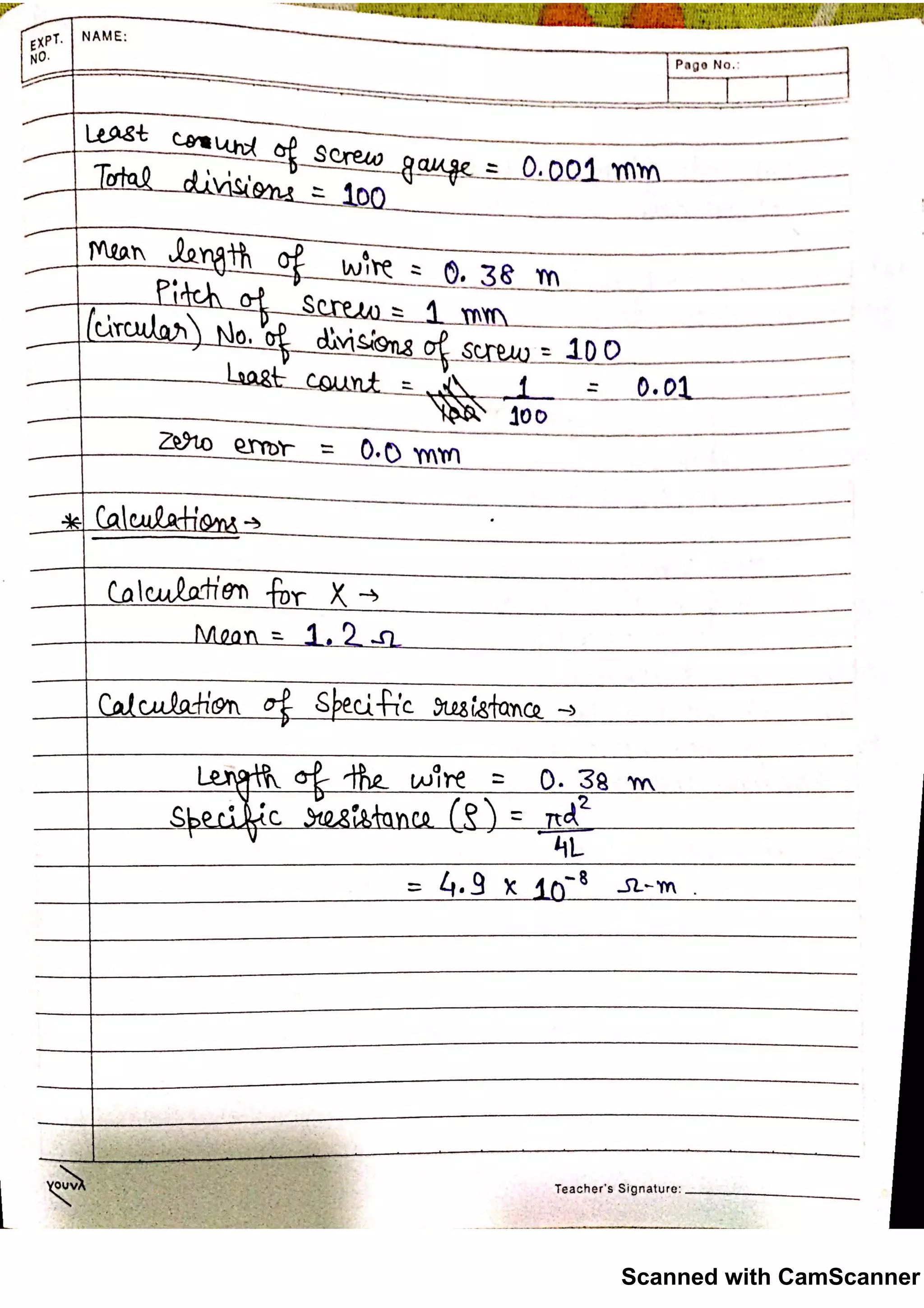 Physics Practicals Class 12 With Observations | PDF