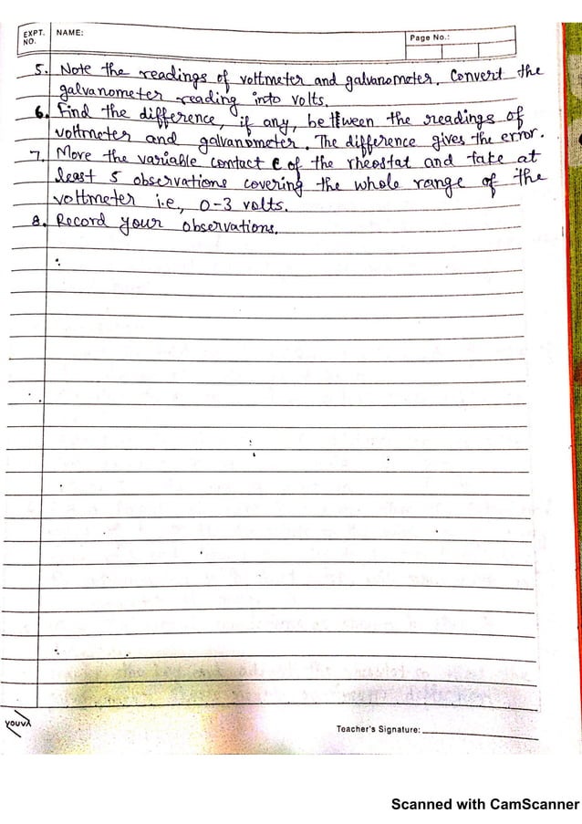 Physics Practicals Class 12 With Observations | PDF | Physics | Science