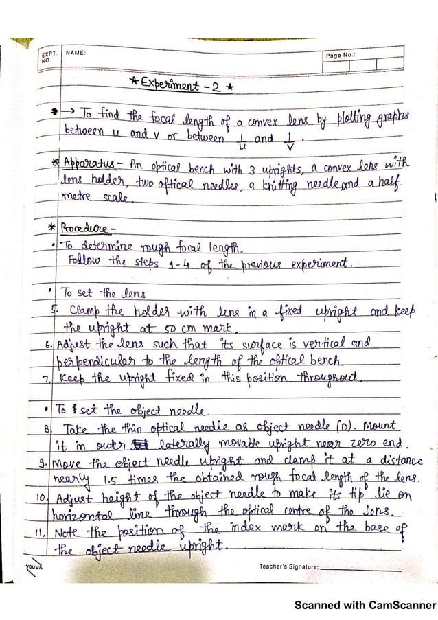 Physics Practicals Class 12 With Observations | PDF | Physics | Science