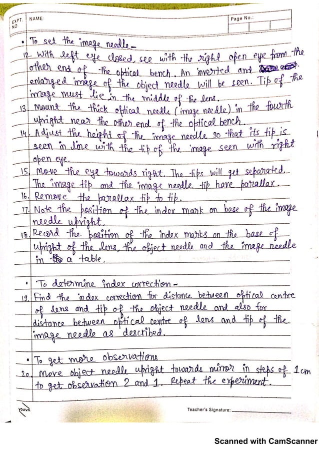 Physics Practicals Class 12 With Observations | PDF | Physics | Science