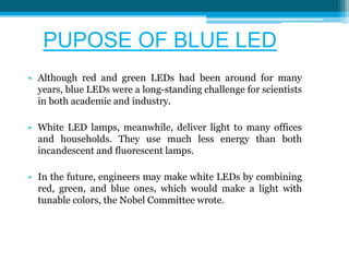 Blue led | PPTX