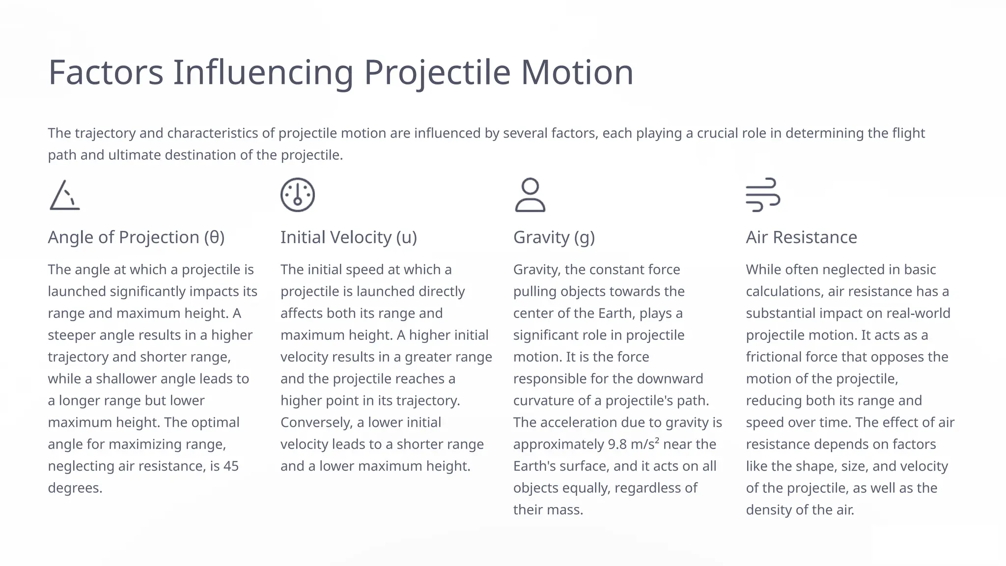 Physics Presentation Projectile Motion Pptx