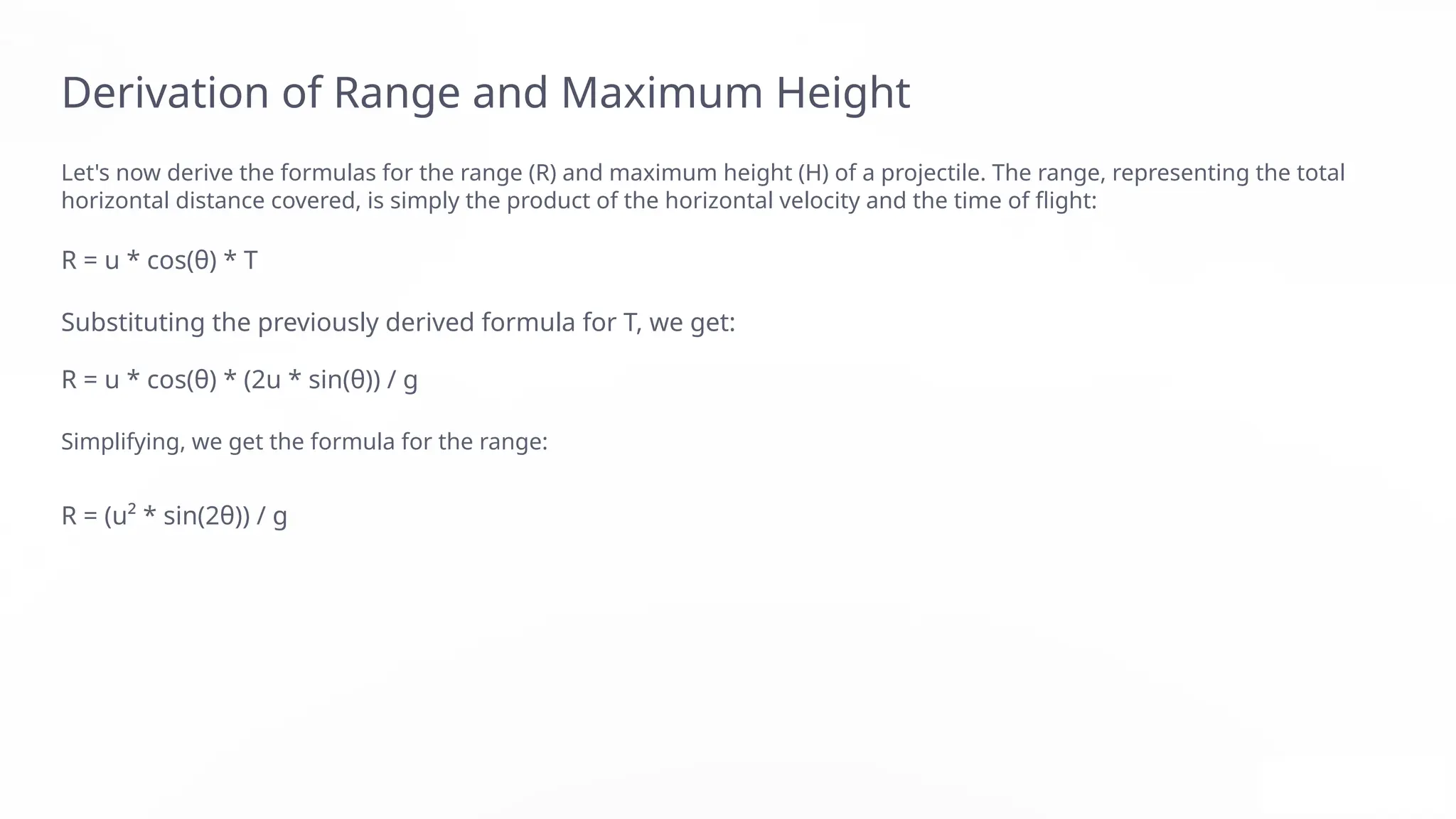 Physics Presentation Projectile Motion Pptx