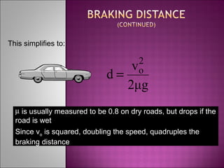 Physics presentation road | PPT
