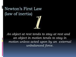 Newton's laws of motion_564 | PPTX
