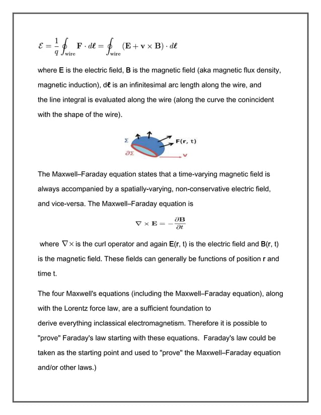 Physics project class 12 EMI | DOCX | Physics | Science