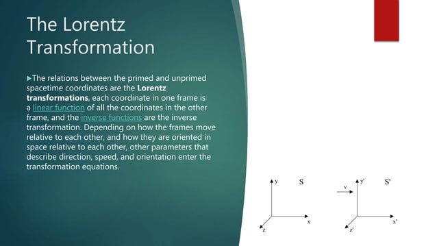 Introduction to Special theory of relativity | PPTX | Physics | Science