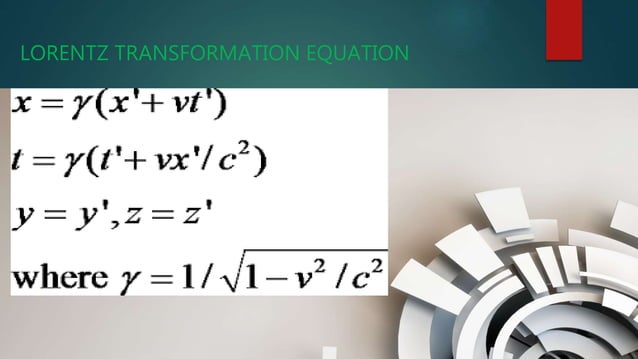 Introduction to Special theory of relativity | PPTX | Physics | Science