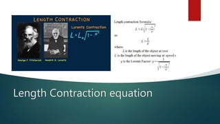 Introduction to Special theory of relativity | PPTX